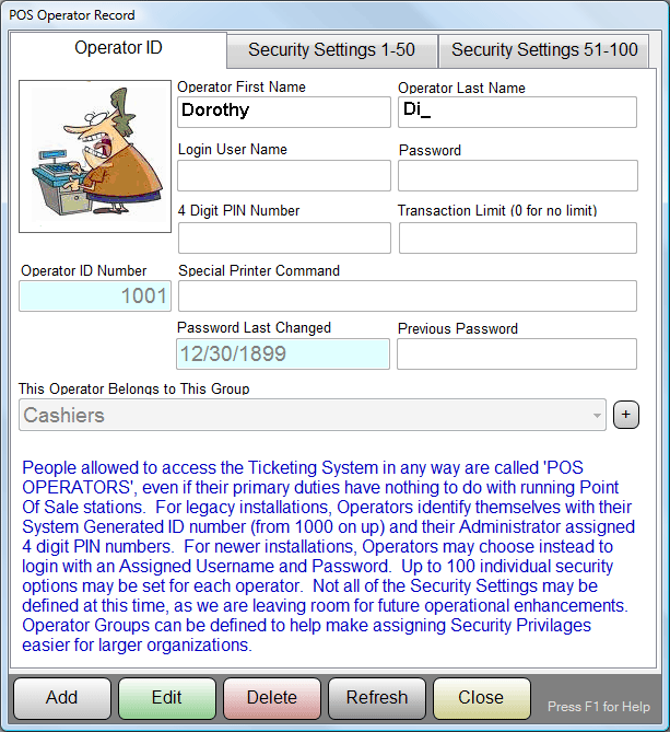 ADDING NEW POS OPERATORS