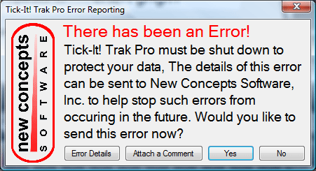 Automatic Error Reporting